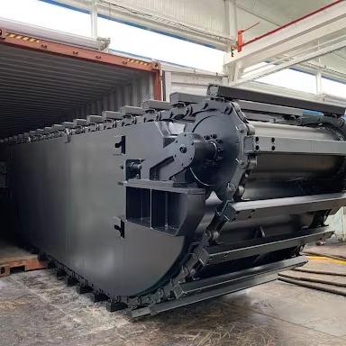 China Customizable Excavator Pontoon Undercarriage Water Float Swamp Float for Stable Operation Easy Maintenance Supplier for sale