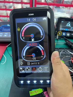 China Construction Machinery Parts Monitor Panel Display  XCMG XE26U Original Used Parts for sale