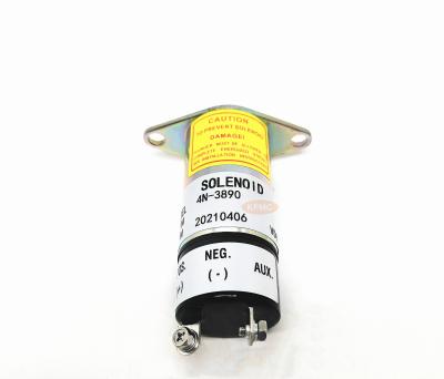 China KFMC Excavator Solenoid Valve 24V Diesel Engine Fuel Stop Solenoid 4N-3890 for sale