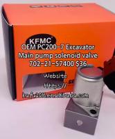 China OEM PC200-7 Excavator Main pump solenoid valve 702-21-57400 Hydraulic Solenoid Valve for sale
