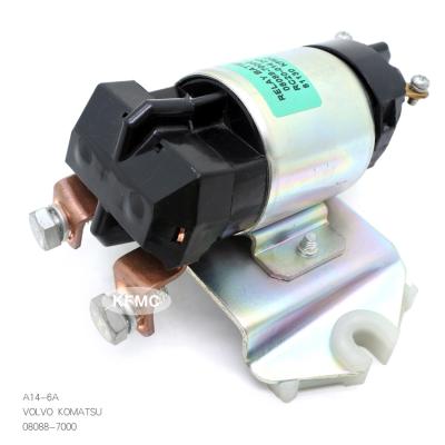 China KFMC Komatsu Spare Parts Excavator Electrical Parts Starter Relay 08088-7000 for sale