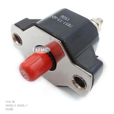 China Doosan Excavator Electrical Parts For DH220-5 / DH 225-7 / DX260 for sale