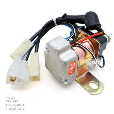China 1-82553-039-1/0-25000-783-2 Solenoid Control Relay For 4HK1 6HK1 for sale