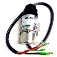 China 8944533411 Fuel Shutoff Stop Solenoid 12V 894453-3411 For Excavator Engine 6BG1 6BB1 6B61 for sale
