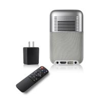 China Battery Powered DLP Mini Pico Projector Home Theater With Deluxe Speaker for sale