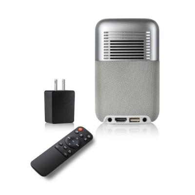 China Battery Powered DLP Mini Pico Projector Home Theater With Deluxe Speaker for sale