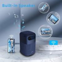 China Outdoor / Indoor Rechargeable Mini DLP Projector Smart Android 9.0 Built In 9000mah Battery for sale
