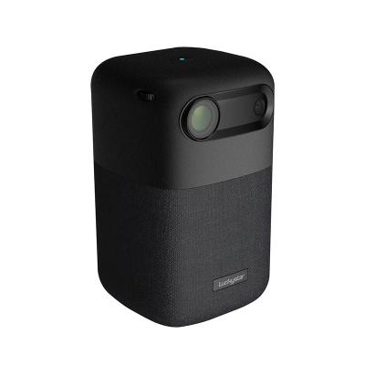 China WIFI 2T2R Black Mini Projector 10000MAH Battery For Outdoor Activities Use for sale