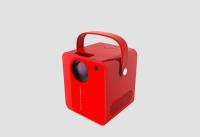 China 120 Lumens Portable Pc Projector HDMI LCD Pico Mini Led Projector Red for sale