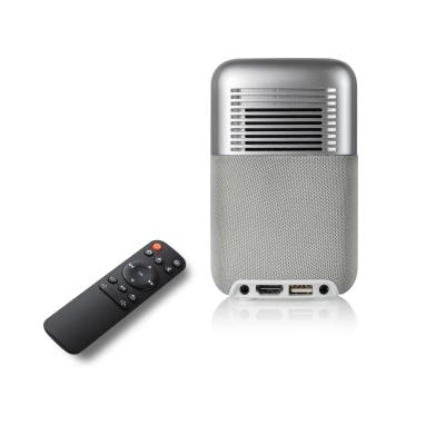 China Home Mini Pico DLP Projector 100 ANSI Lumens 0.3KG MT9255 CPU Build In Battery for sale