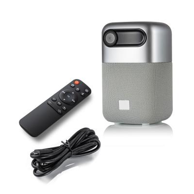 China 100 Lumens Portable DLP Projector Quad Core 1.4G Build In 10000mAh Battery for sale