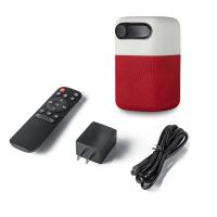 China Android 9.0 Mini Pico Projector 100 ANSI Lumens Orange Pink Gray Red Blue Color for sale