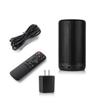 China Metallic Black Smart Projector Keystone Adjustment With HDMI USB Connection for sale