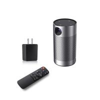 China 854*480 Mini Wifi Smart Pico Projector Metalic HD DLP Projector 4400maH Battery for sale