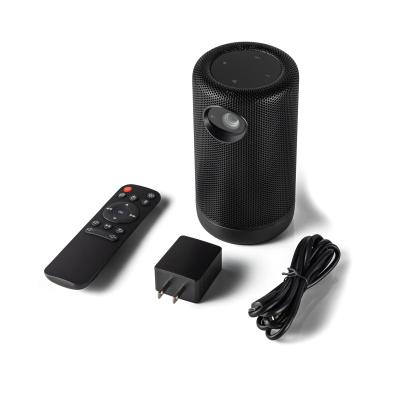 China Metallic Smart Pico Projector Fidelity Speaker Android 8.1 For Camping for sale