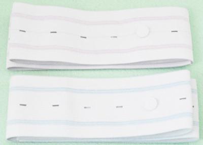 China 5 Inch Buttonholes Fetal Heart Monitor Belt Colorful Stripes For Pregnant Women for sale