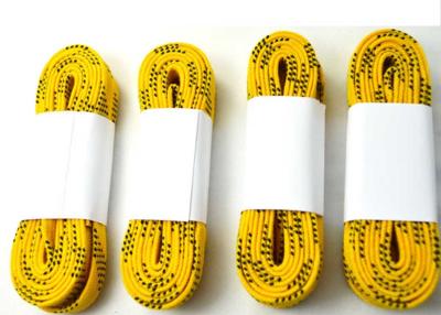 China Strong Durable Ice Hockey Laces Waxed Waterproof Braided Fiber 72'' 84'' 96'' for sale