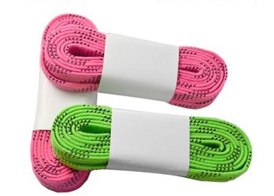 China Green Pink Red Ice Hockey Skate Laces Waterproof High Tensile Strength for sale