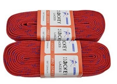 China Custom Hockey Laces Ice Skate Laces Colored Hockey Laces Polyester Yarns for sale