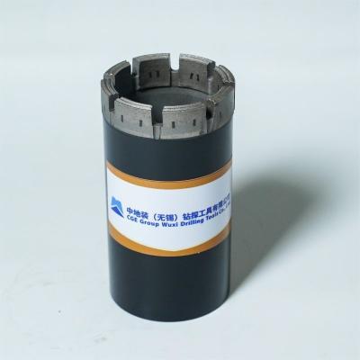 China Diamond Core Bit with 10mm-15mm Segment Height and 7-20 Inch Length for 1.057-3.34 Inch Inner Diameter Drilling for sale