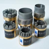 China NTW Thin Wall Turbo Type Double Tube Diamond Core Drill Bit High Performance for sale