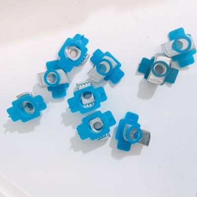 China Q235B Mild Steel Strut Channel Spring Nut Seismic Support Cold Rolled Carbon for sale