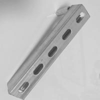 China Slotted Pre Galvanized U Channel Strut C Steel Channel For Easy Installation for sale