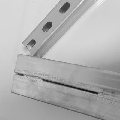 China 62mm×41mm CE Stainless Steel Strut C Channel SS400 Metal Building steel purlins for sale