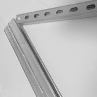 China Q345 ISO Galvanized C Section Steel 124mm Hanging Supporting System slotted C Channel for sale
