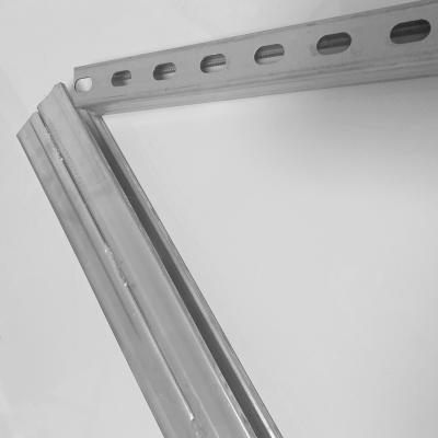 China Q345 ISO Galvanized C Section Steel 124mm Hanging Supporting System slotted C Channel for sale