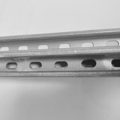 China 304 Stainless Steel Unistrut Slotted Channel Pre Galvanized HDG metal strut channel for sale