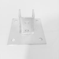 China HDG SS304 Channel Strut Fittings Steel EMT Conduit Hangers Pipe Saddle Clamp for sale