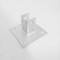 China 316 Stainless Steel Strut Channel Accessories Bracing Seismic Unistrut Post Base for sale