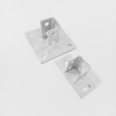 China 3MM Zinc Plated Strut Channel Fittings Hot Dip Galvanized Unistrut Bracket for sale