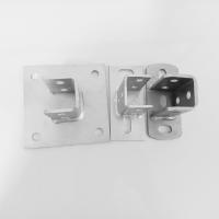 China Slot Electrical Unistrut Channel Fittings Galvanized Stainless Steel Post Bases for sale