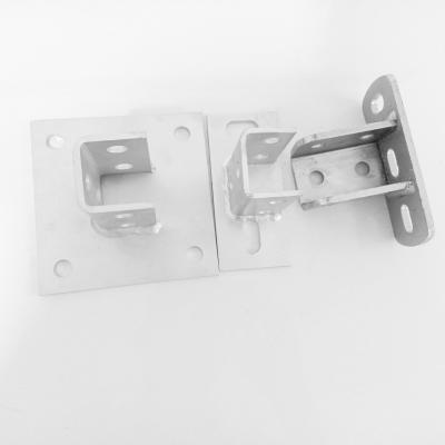 China Two Hole Adjustment Angle metal Strut Channel Fittings Unistrut Construction Material for sale