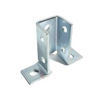China Corrosion Resistant Strut Channel Base In Silver for sale