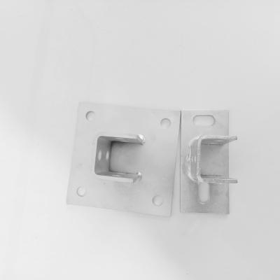 China BS Flat Strut Channel Fittings Thickness 5mm Unistrut Connectors for sale