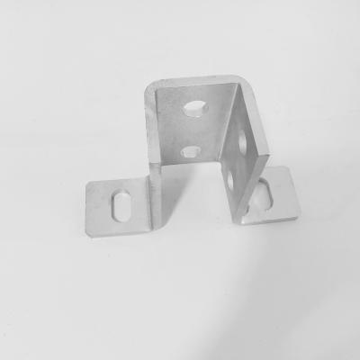 China 4 Holes Base Zinc Plated Steel Strut Channel Fittings for sale