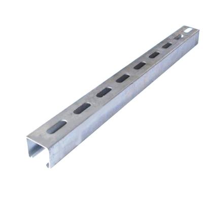 China 3.26kg/m Metal Strut Channel In Silver With Galvanized Steel for sale