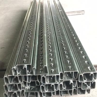 China Slotted Steel Strut C Channel Easy Installation For Strong Load Capacity 2.50kg/m for sale