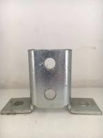 China Heavy Duty 10 Ft. Zinc Plated Steel 4-Hole Base Strut Fitting for sale