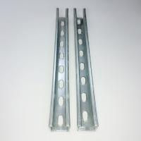 China Cold Formed Section Slotted Steel Strut C Channel Powder Coated Unistrut SS304 for sale