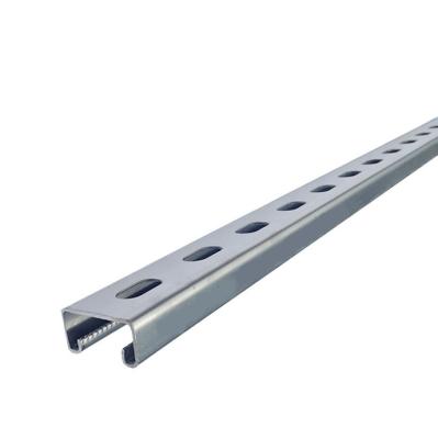 China 124 X 41 Mm Corrosion Resistant Hot Dip Galvanized Metal Combination Channel for sale