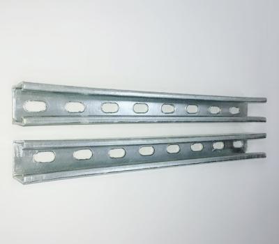 China Structural Section Steel Strut C Channel Galvanized Steel Channel For Pipe Support for sale