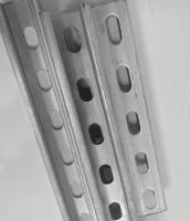 China Slotted Hot Dip Galvanized C Channel For Heavy Loads Easy Install 1.5mm 2.0mm 2.5mm Max Load 2.50kg/m for sale