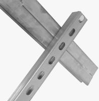 China 3m / 6m Corrosion Resistance Zinc Galvanized Cold Rolled Steel Strength Strut Metal Channel for sale