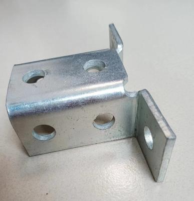 China 10mm Silver Strut Channel Connectors Box Packaging For Construction And Industrial for sale