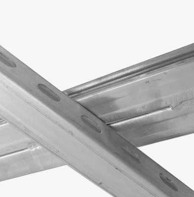China Silver 2mm Combo Channel - Corrosion Resistant Strut Channel for sale