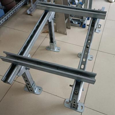 China 12 Gauge Strut Channel Fittings With Zinc-Plated Finish And 4 Holes Base Installation for sale
